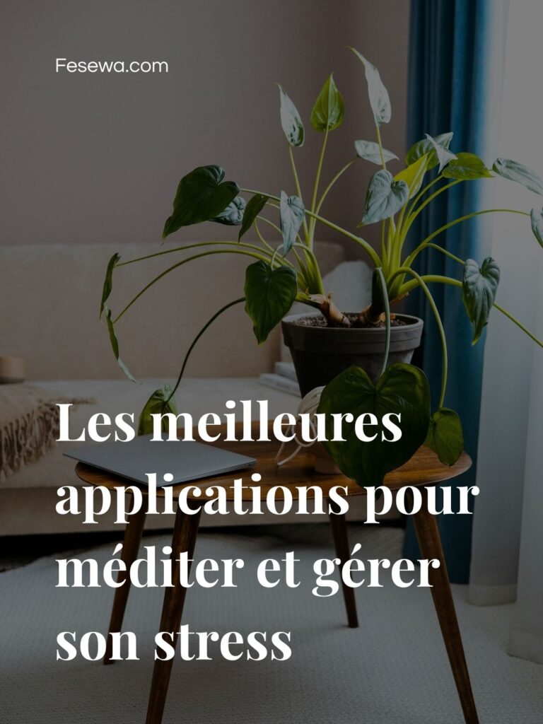 Les meilleures applications pour méditer et gérer son stress - Fesewa